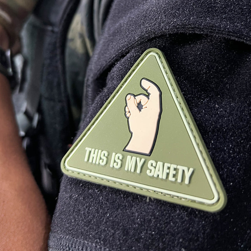 VALOR PX - PVC Patches - this is my safety - Ranger green