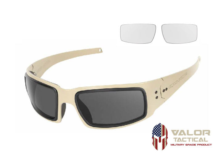 Ops Core - MK1 EYEWEAR [ Frame Color : TAN , Lens : Tint & Clear ]