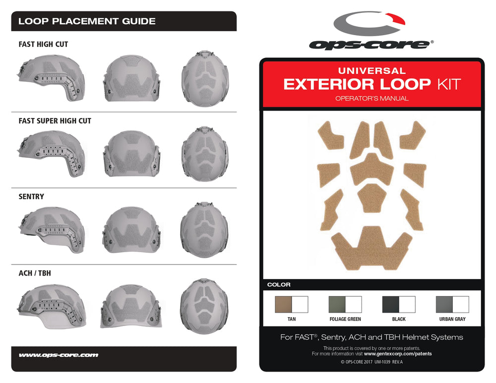 Ops Core - UNIVERSAL EXTERIOR LOOP KIT