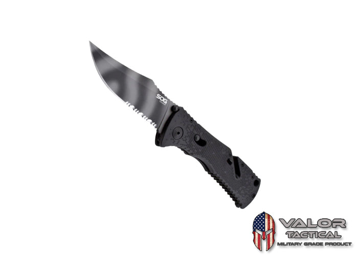 SOG - Trident ClipPoint, [Tiger Stripe ,TF3-CP]